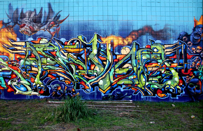 Piece By Retna - Los Angeles (CA) - Street-art and Graffiti | FatCap