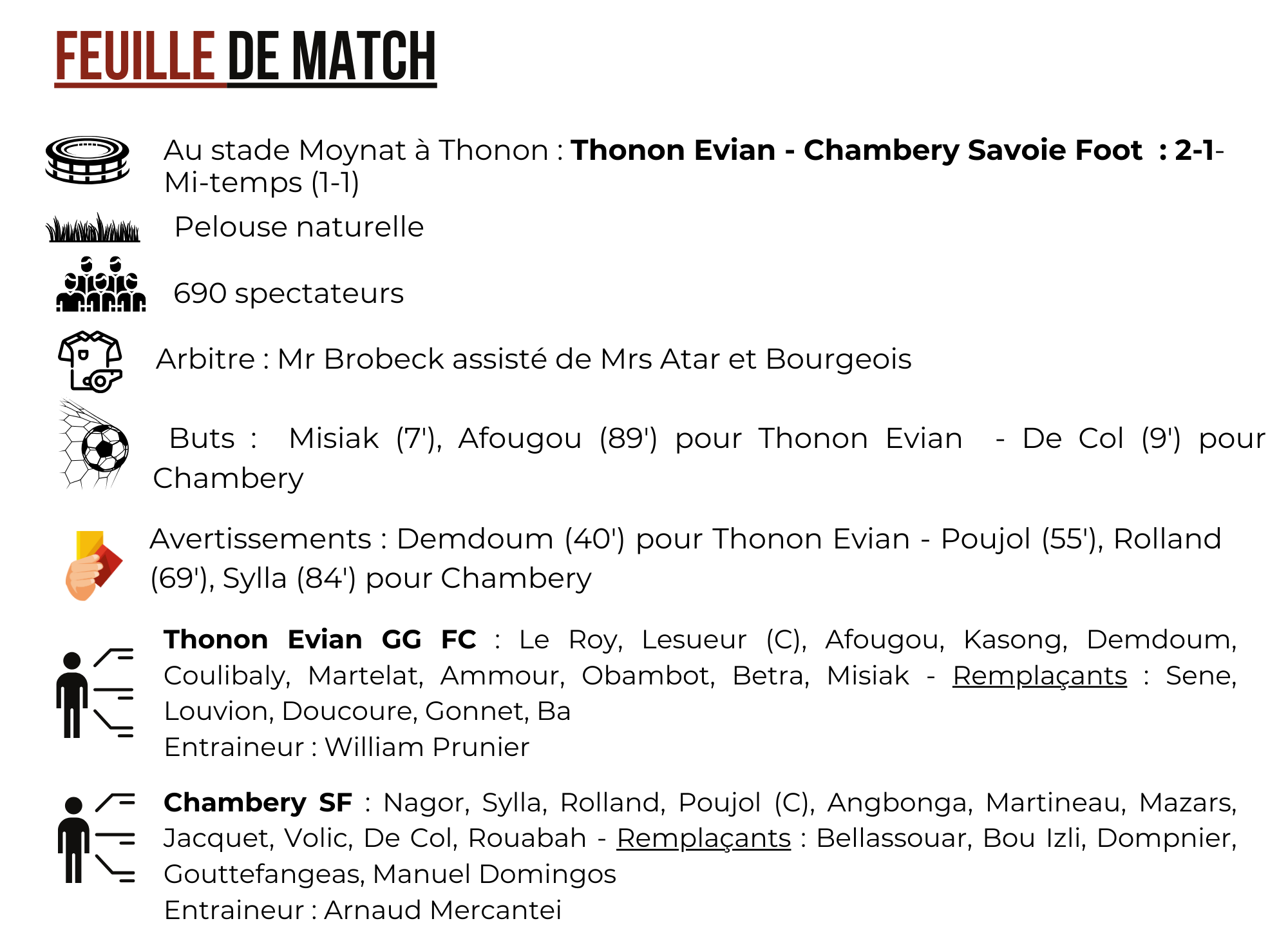 feuille de match N3 (2) | Thonon Evian Grand Genève Football Club