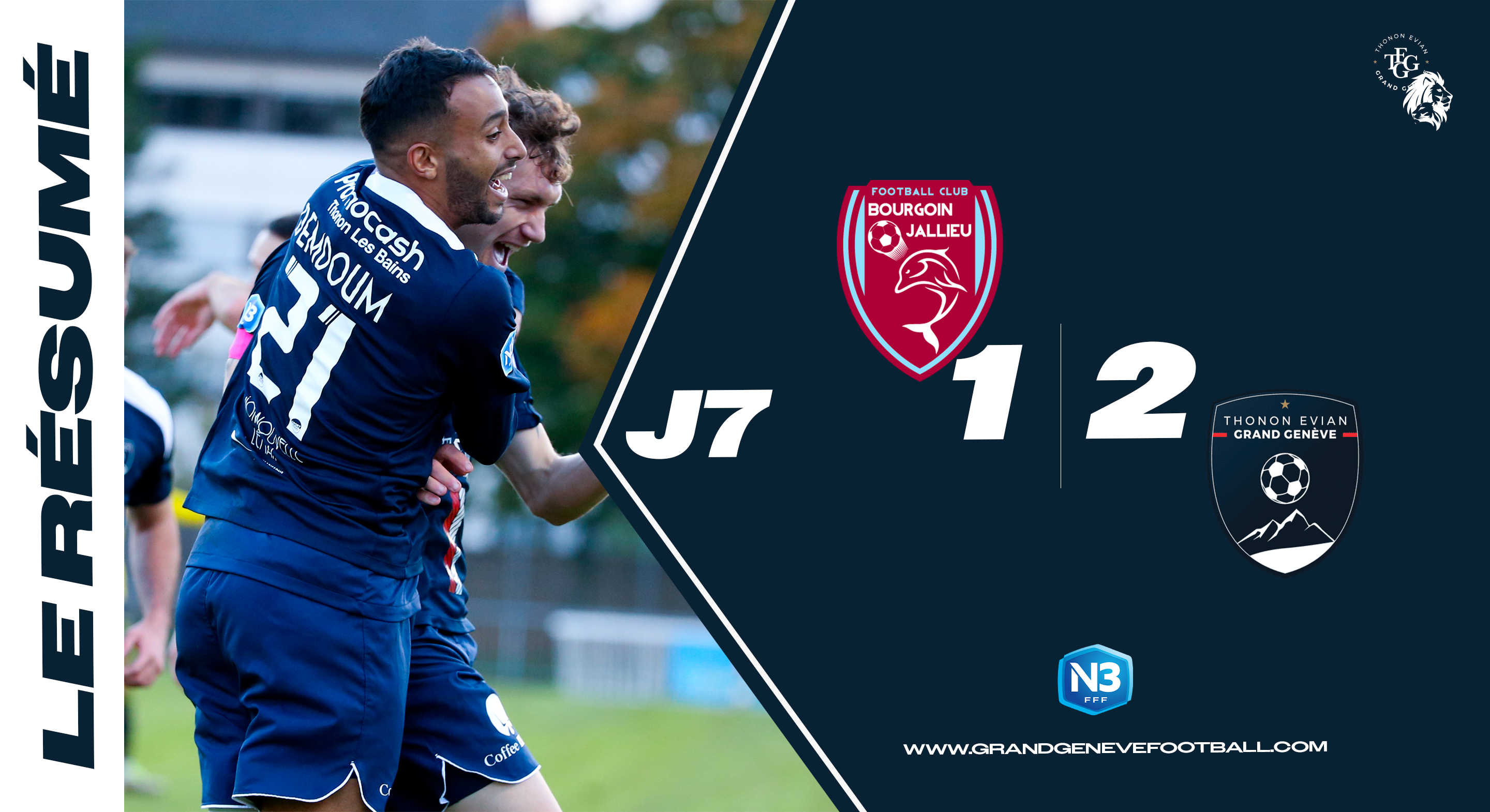 Thonon Evian Grand Genève Football Club National 3 : Le résumé vidéo du ...