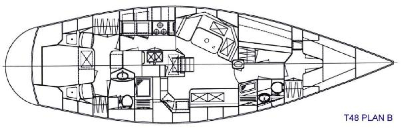 48' 2" Tayana 48 2004 offered by Grand Yachts