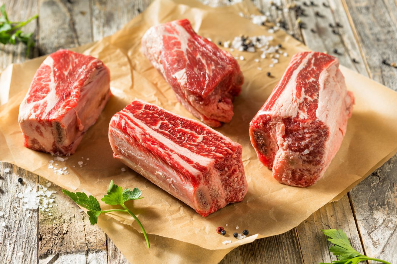 Full Bone in Short Ribs 4 Bones Per Piece Bachman Family Farms