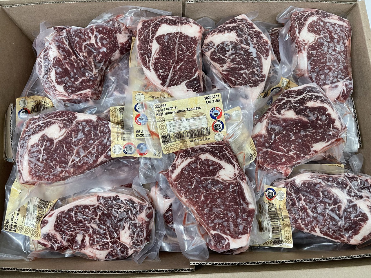 Prime grade Black Angus Ribeye Steak - Bansley’s Berkshire Ridge Farm Prime grade Black Angus Ribeye Steak - Bansley’s Berkshire Ridge Farm