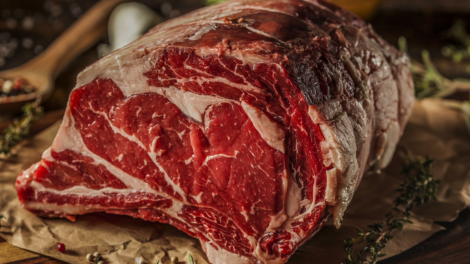 Holiday Prime Rib Roast 2 Bone Bar10 Beef