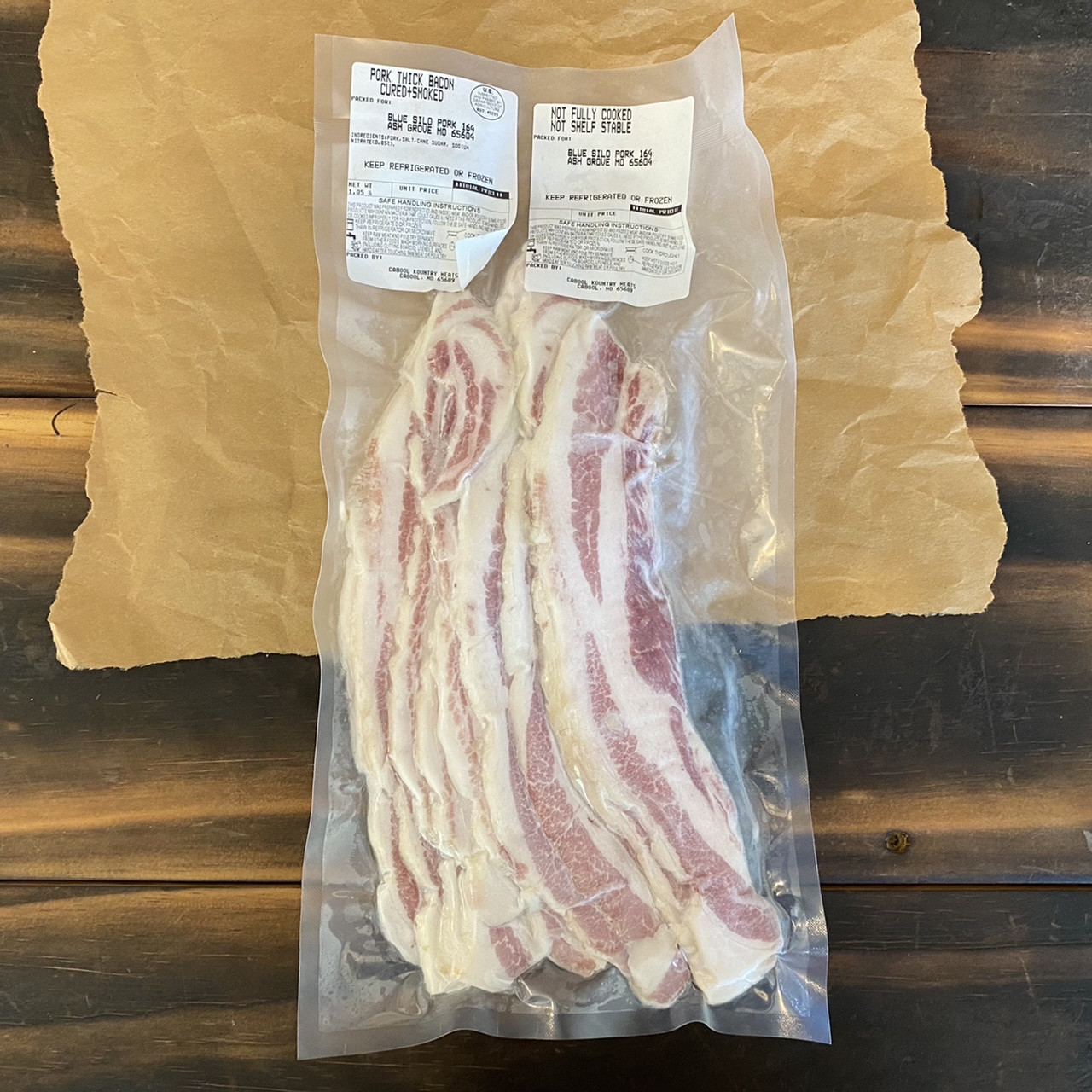 Pork Bacon (1 lb) - Blue Silo
