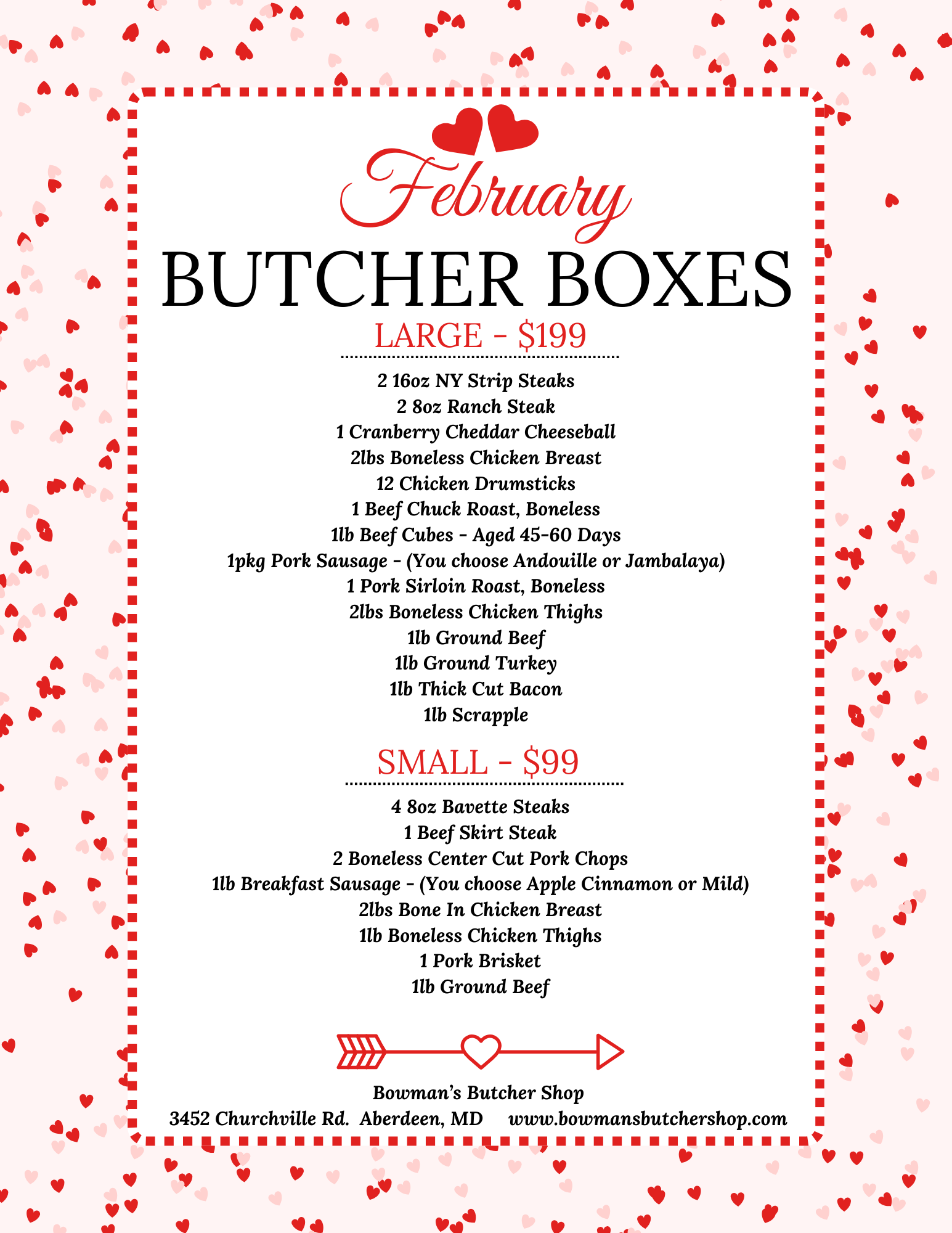 Butcher Boxes - Bowman's Butcher Shop
