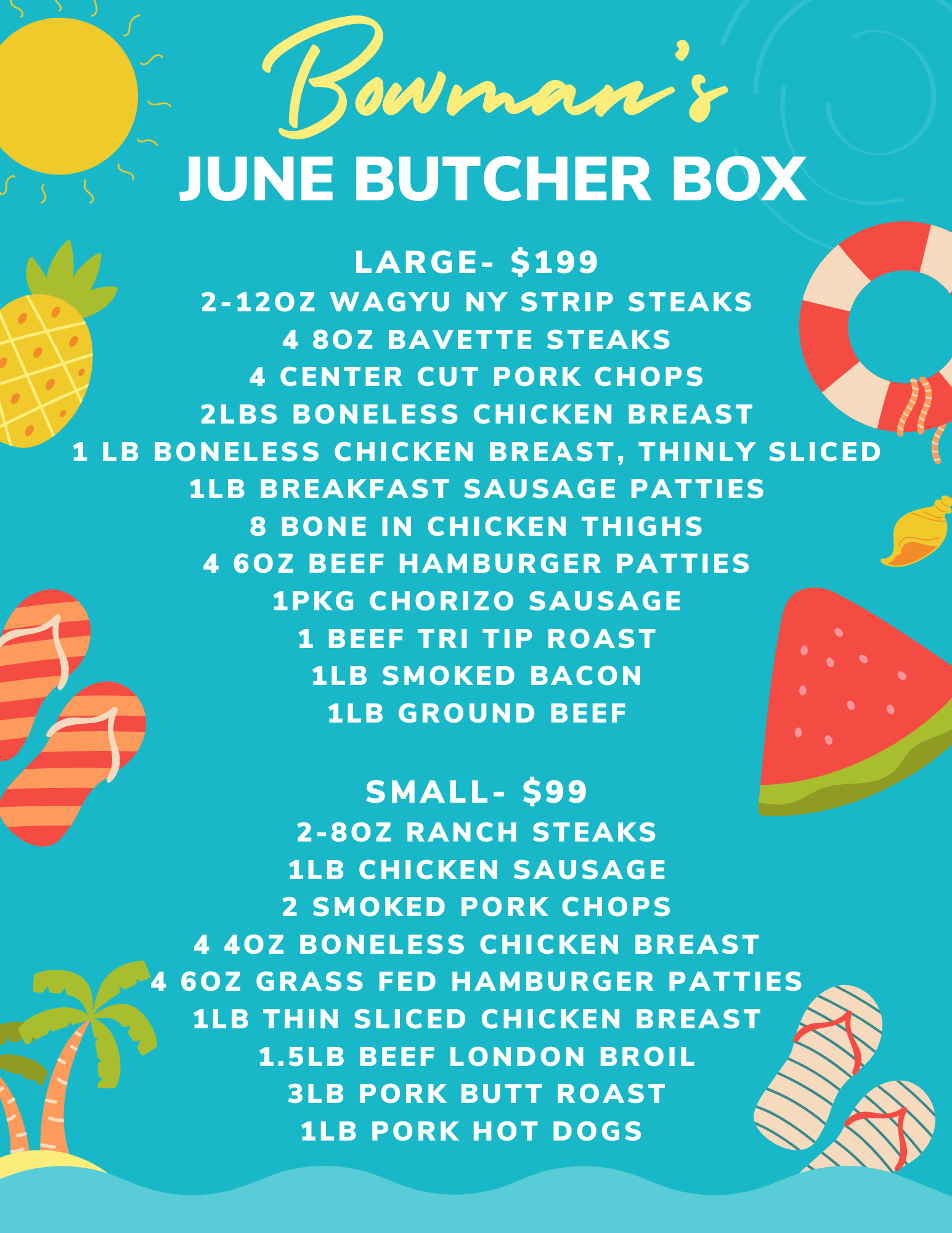 Butcher Boxes - Bowman's Butcher Shop