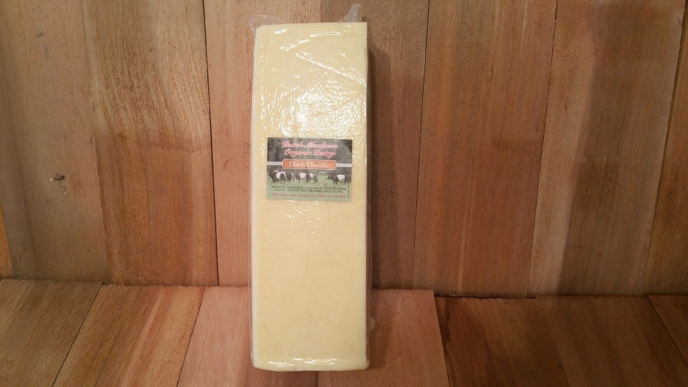 5 lb Dutch Cheddar Cheese - Dutch Meadows Farm