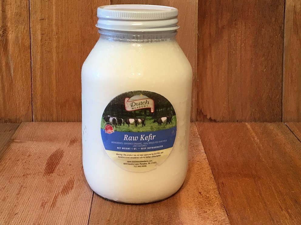 Quart Raw Cow Kefir Dutch Meadows Farm