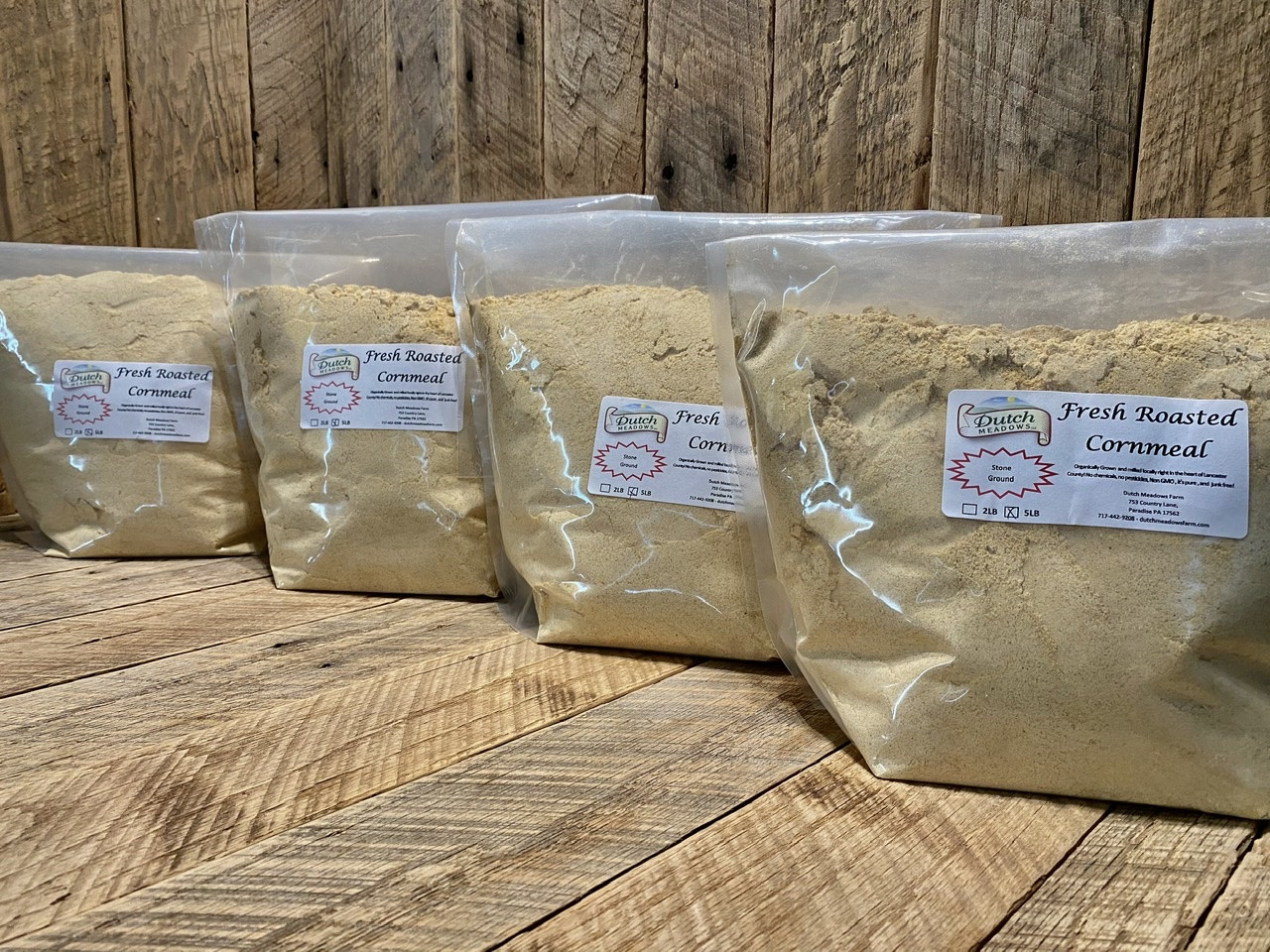 20 lb. Roasted Cornmeal - Dutch Meadows Farm