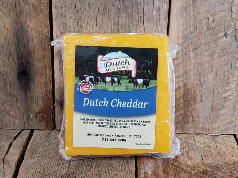 8 oz. Dutch Yellow Cheddar Cheese - Dutch Meadows Farm