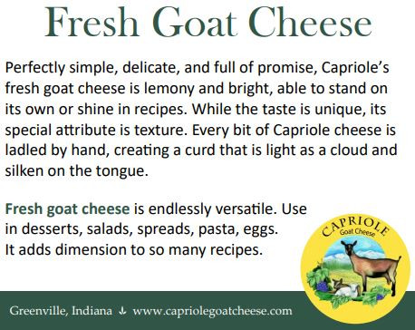 Fresh Chevre - Fischer Farms