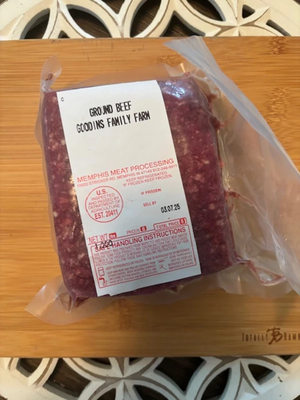 25lb Ground Beef Box - Goodin's Family Farm