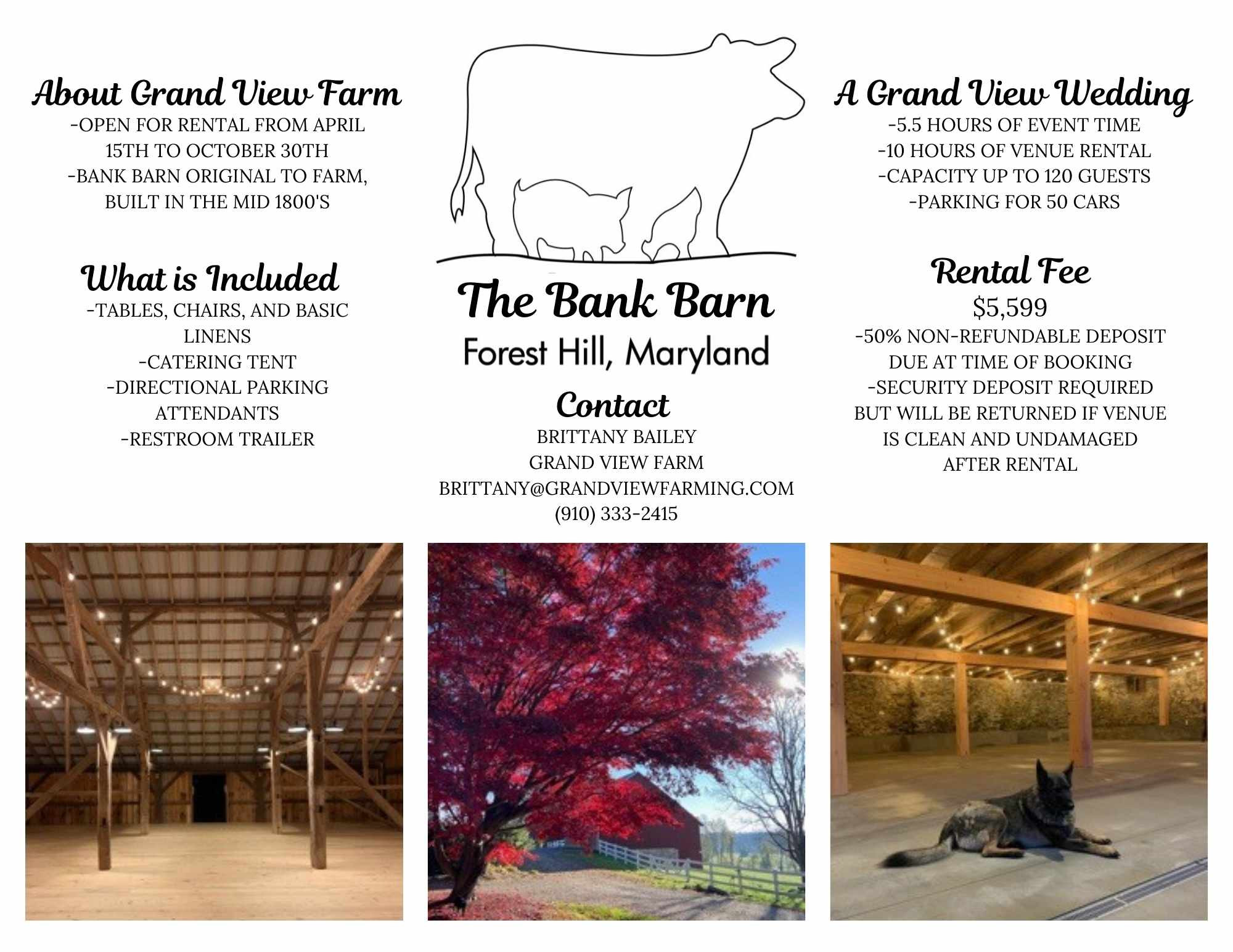 Stays - Grand View Farm