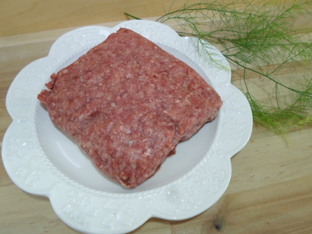 Ground beef w/organs - HARMONY ACRES