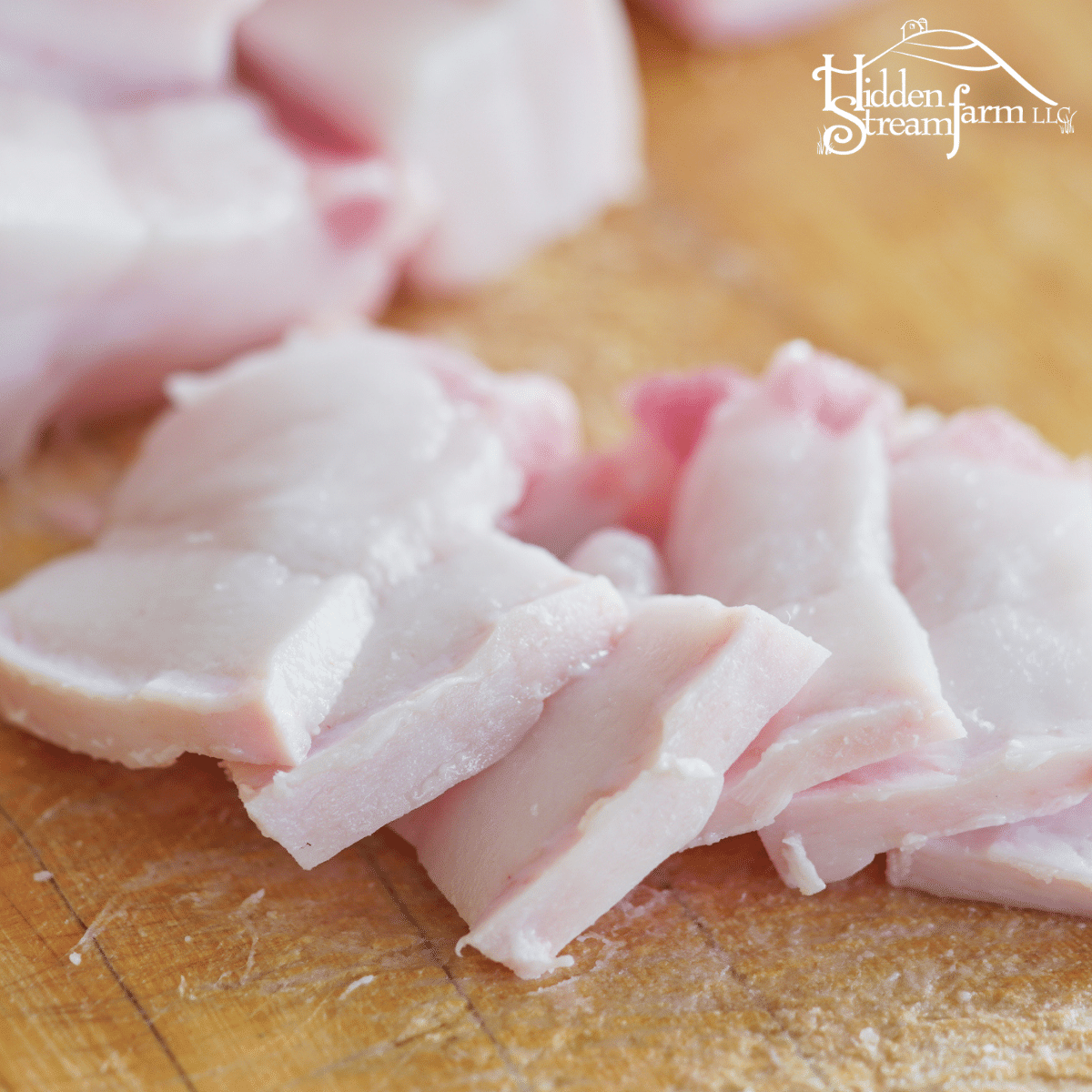 Ground Pork Fat - Hidden Stream Farm