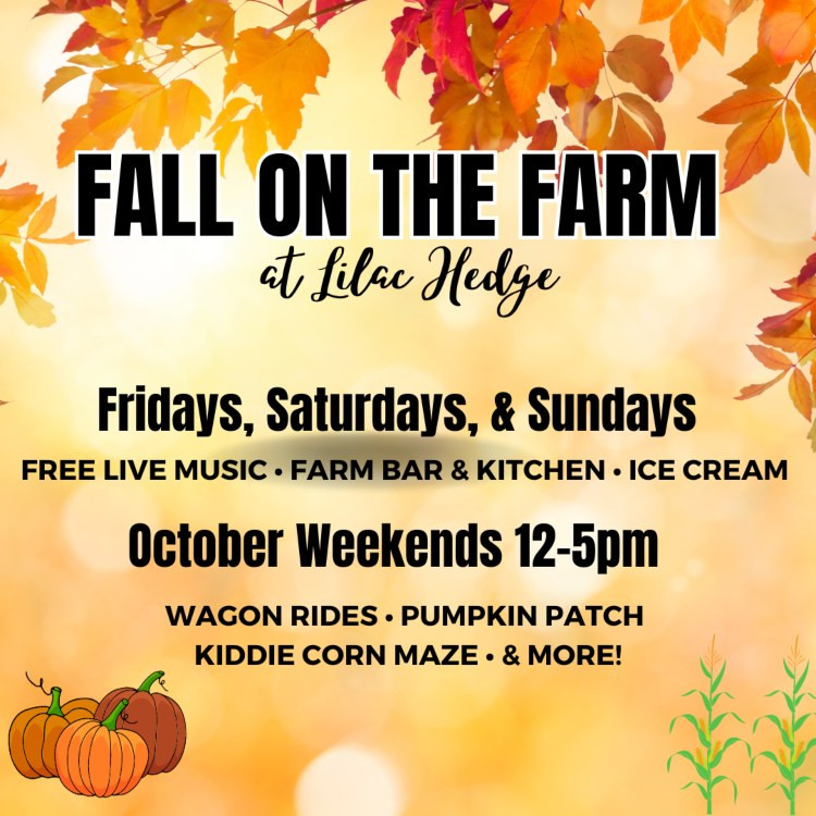Live Music & Farm Event - Lilac Hedge Farm