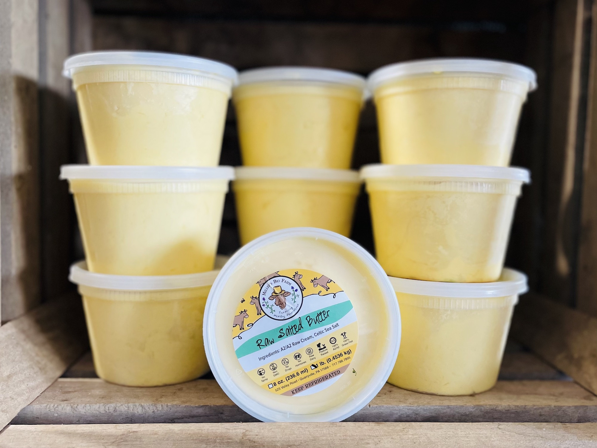 Heads up! Our yummy butter is thicker and more flavorful than most ...