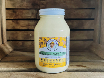 A2 Raw Milk Delivery: Cream - Miller's Bio Farm