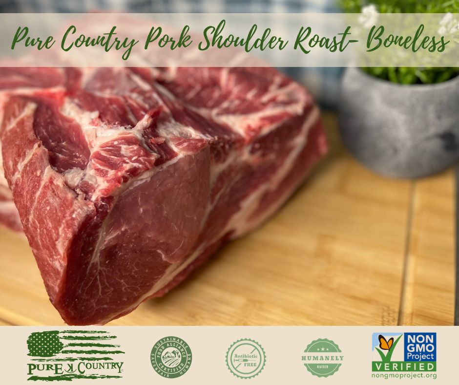 Pork- Butt Roast- Boneless - Pure Country Farms