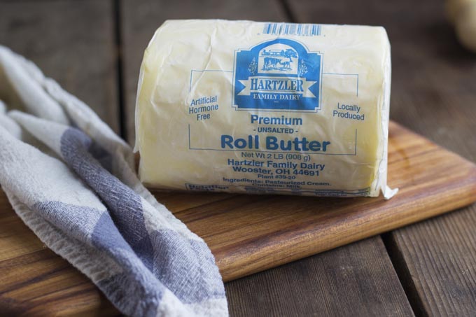 Roll Butter, Unsalted - Seven Sons Farms
