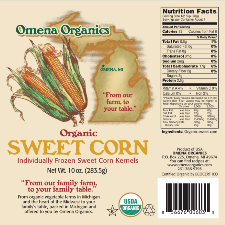 Organic Sweet Corn - Seven Sons Farms