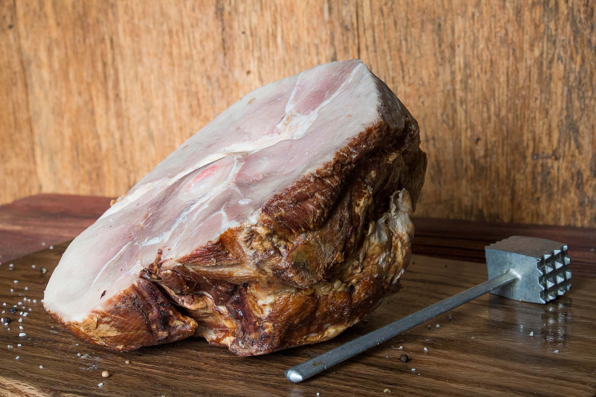 Large Hickory Smoked Woodland Ham - The Family Cow