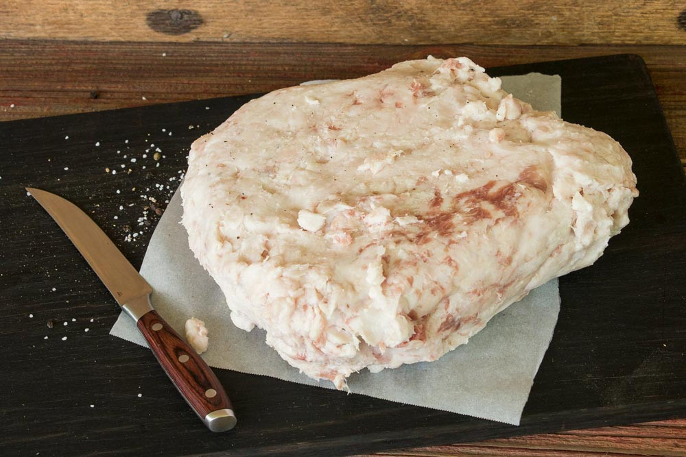 Ground Back Fat - The Family Cow