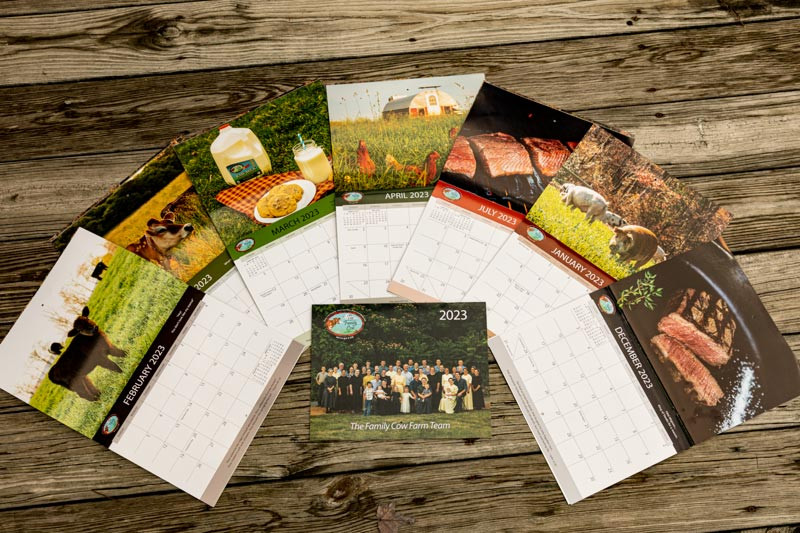 Free 2023 Farm Calendar - The Family Cow