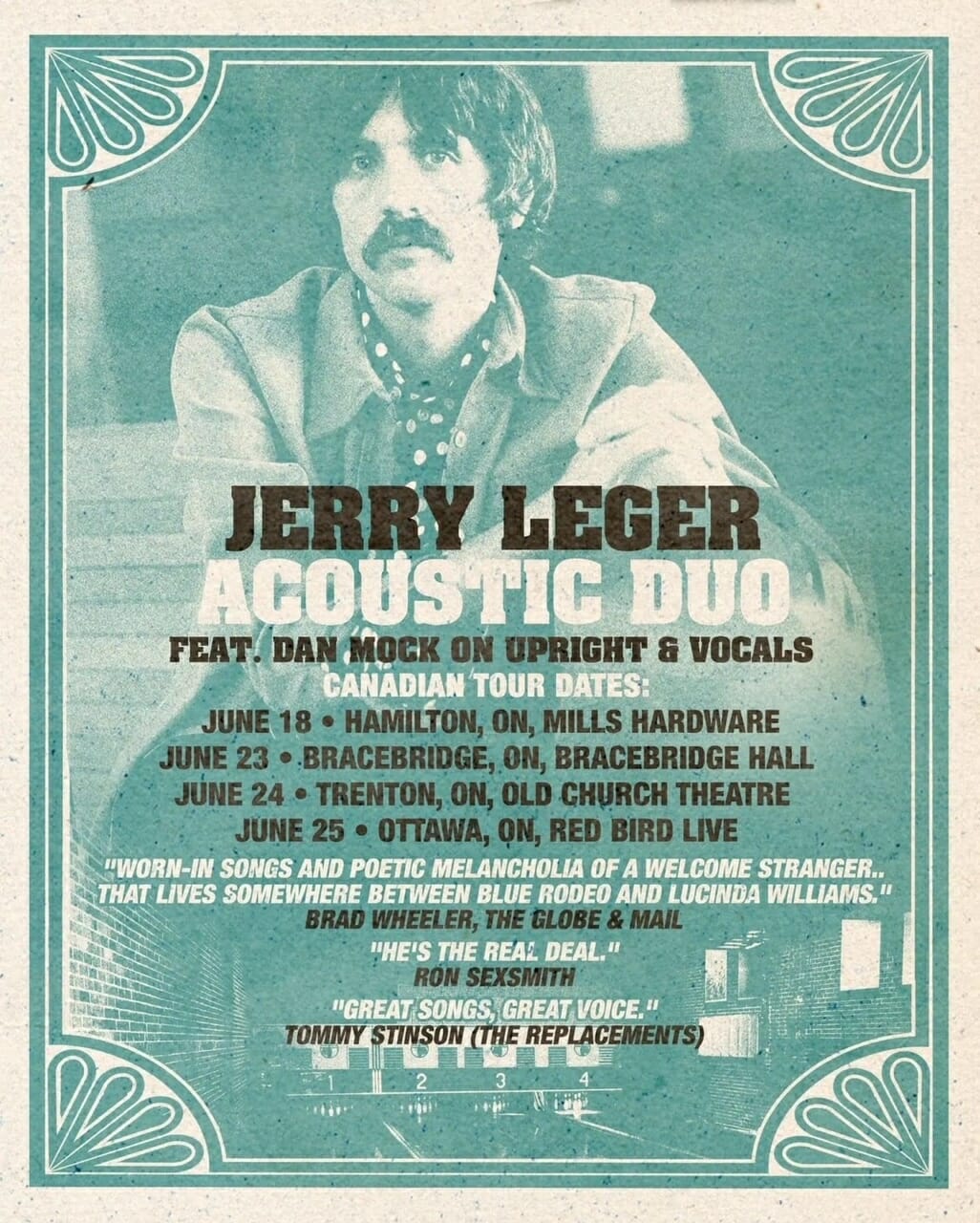 Jerry Leger: Live “Acoustic Duo” Show At Mills Hardware - Great Dark Wonder