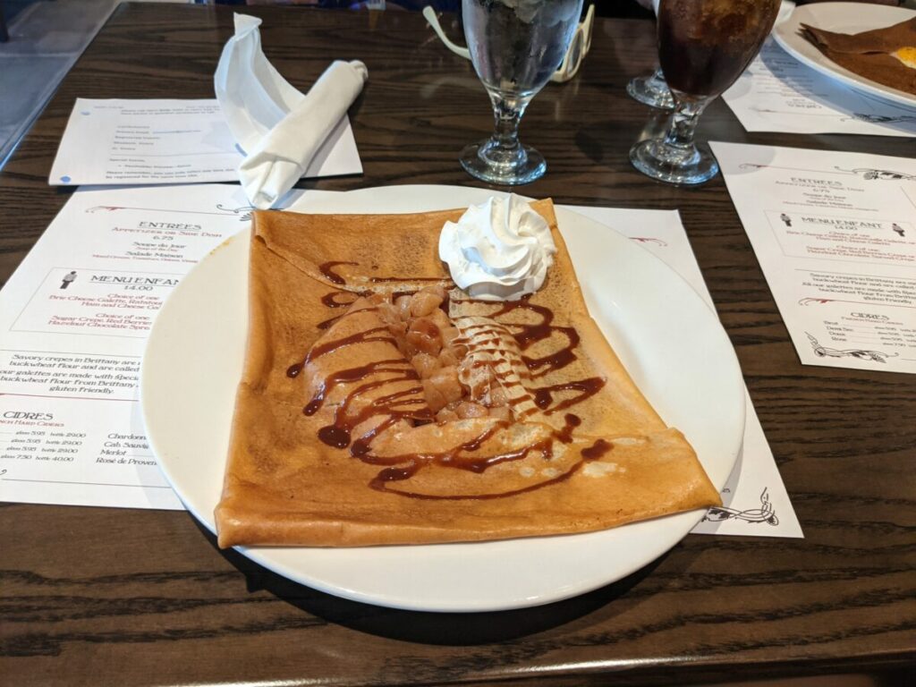 La Creperie de Paris Epcot Dining Review - Disney World Crepe ...