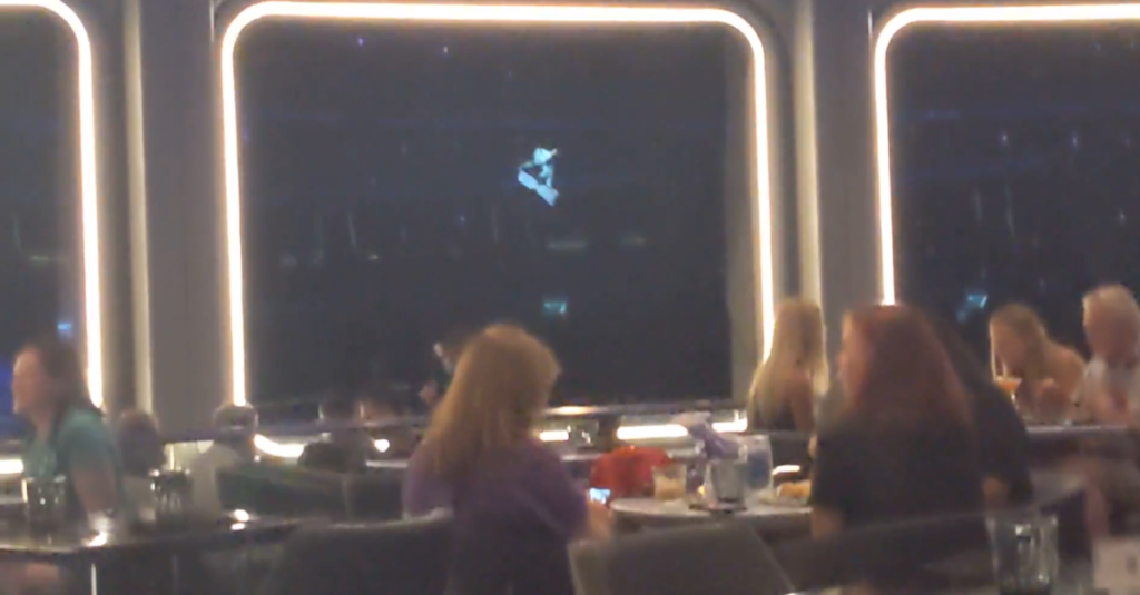 Space 220 Restaurant at Epcot in Disney World Review & Video | Green ...