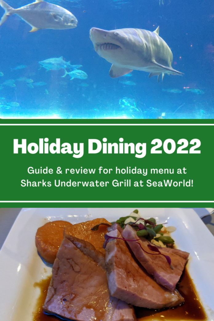 SeaWorld Orlando Holiday Dining at Sharks Underwater Grill Review ...