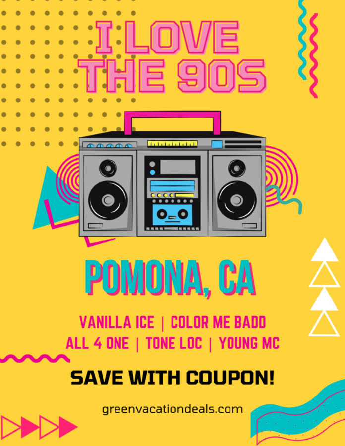 Coupon For I Love The 90s In Pomona, California | Green Vacation Deals