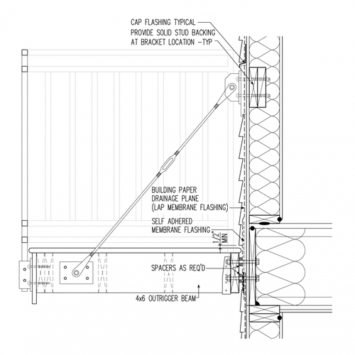 Second-Floor Balcony Supported by Steel Rods - GreenBuildingAdvisor