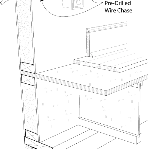 SIP Pre-Drilled Panel Wiring - GreenBuildingAdvisor