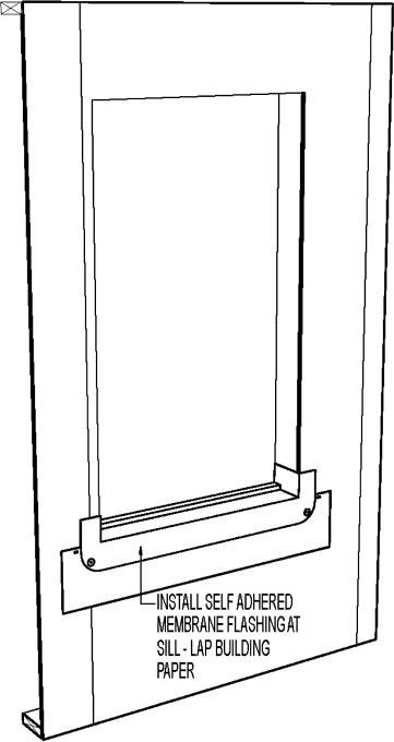 Sequence 5//Flanged window installation // water managed // building ...