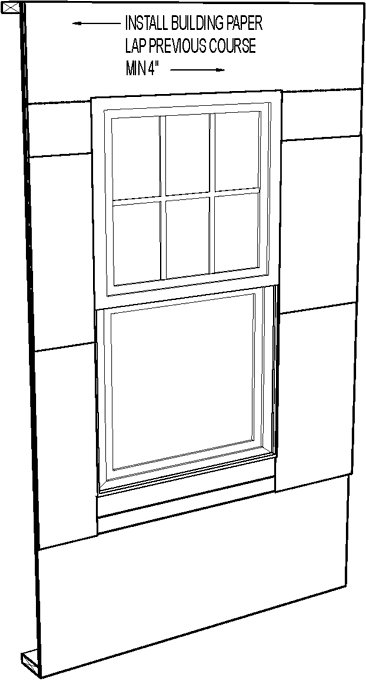 Step12//Flanged window installation // face sealed // building paper ...