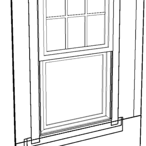 Step 9//Flanged window installation // face sealed // building paper ...