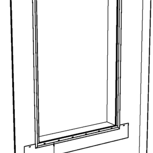 Step 4//Flanged window installation // face sealed // building paper ...