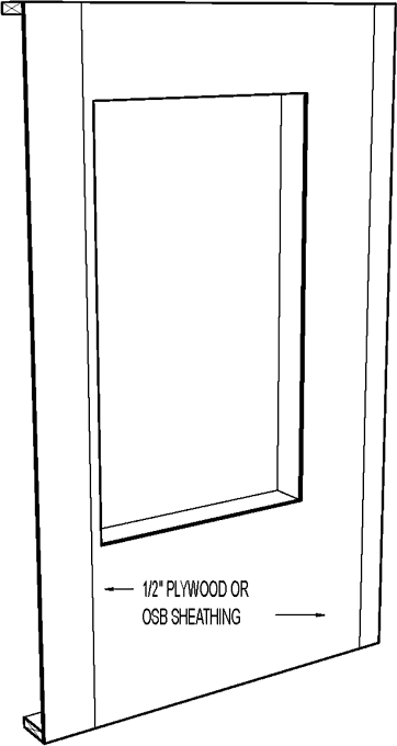 Step 2//Flanged window installation // face sealed // building paper ...