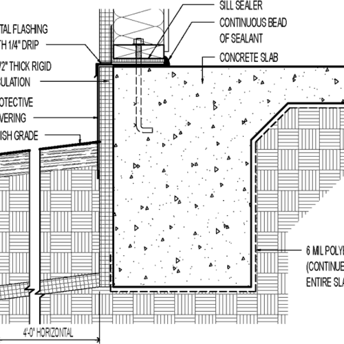Frost-Protected Monolithic Slab w/ 1-1/2 in. Foam - GreenBuildingAdvisor