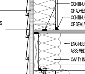 Wall section // metal lap siding // 1 1/2" rigid insulation ...