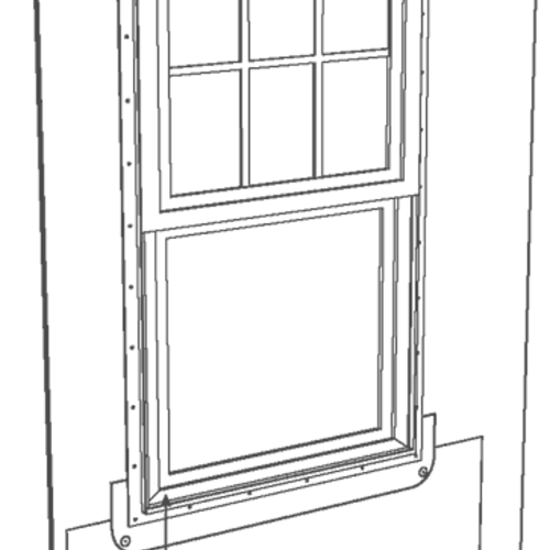 S10//Flanged window installation // water managed //housewrap// Step 10 ...