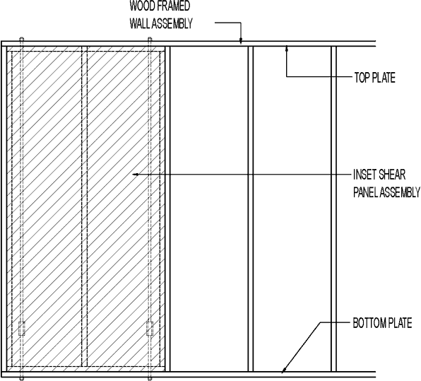 Inset shear panel assembly - GreenBuildingAdvisor