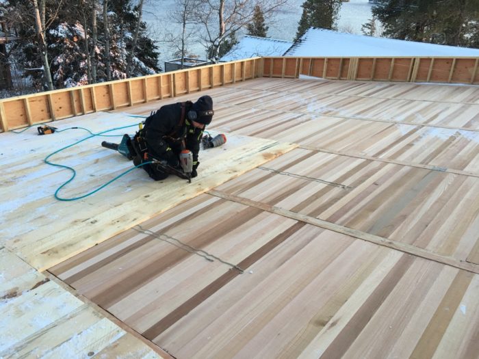 Roof underlayment for vented roof with standing-seam metal roofing ...