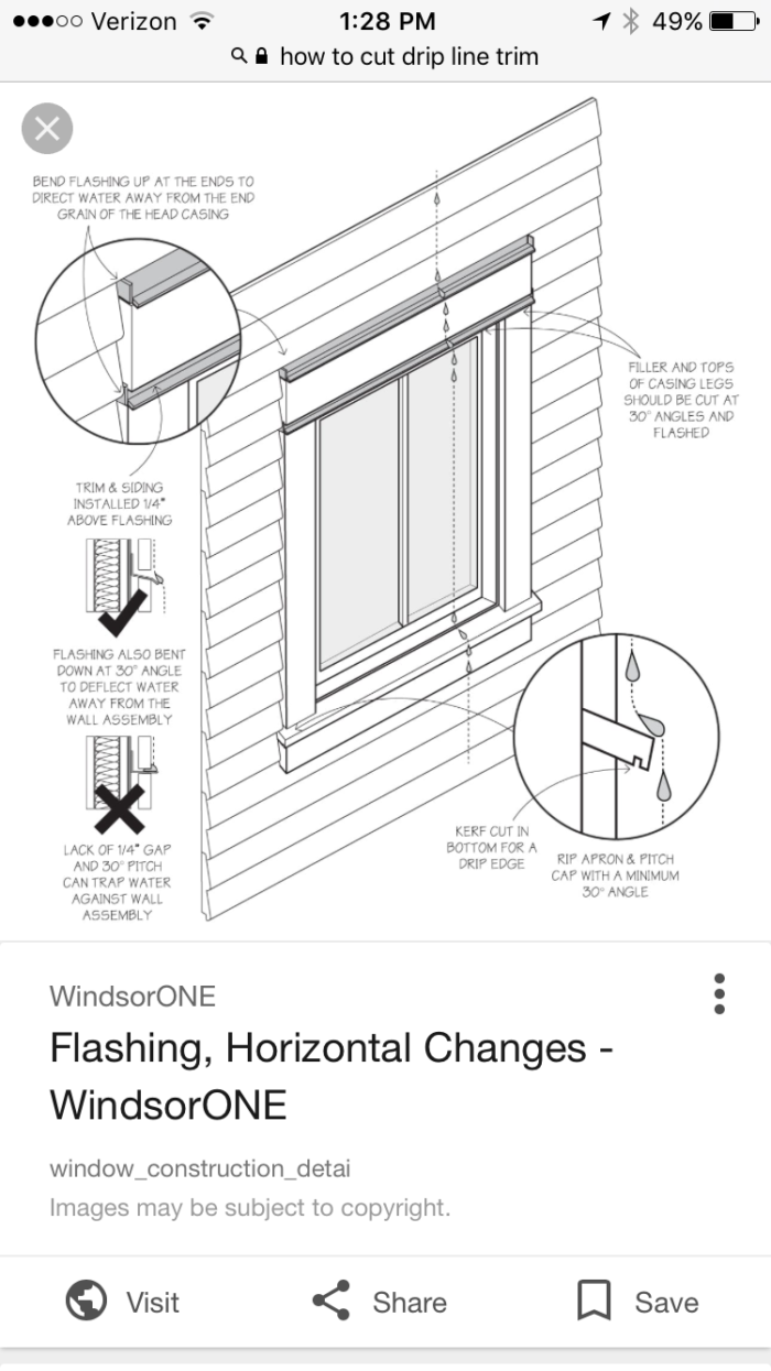 How to flash window trim below window - GreenBuildingAdvisor