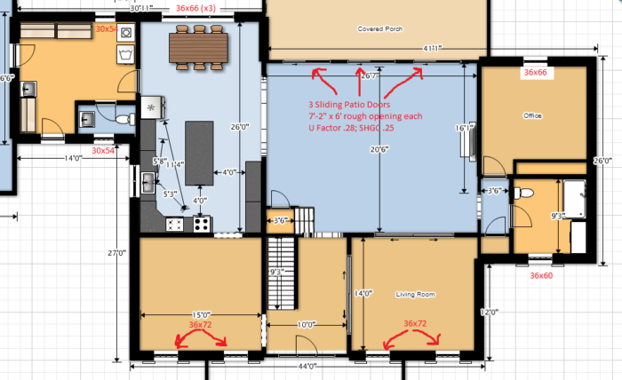 Separate ducted mini-splits for each floor or a multi-split for the ...