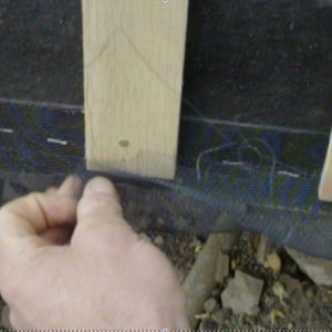 Bug screen for rainscreen strapping...how wide to cut ...