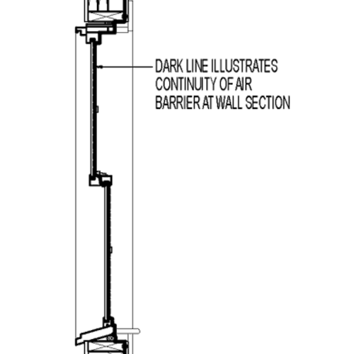 Conceptual Line of a Continuous Air Barrier in Upper Wall Section ...