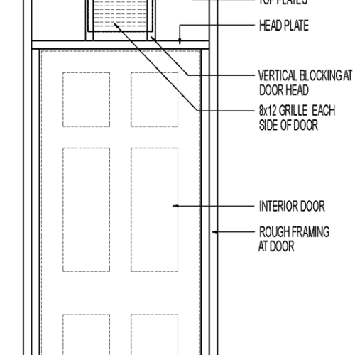 Above door transfer grilles - GreenBuildingAdvisor